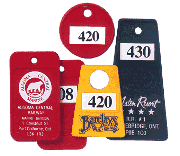 Coat Check / Key Tags - Engraved Products