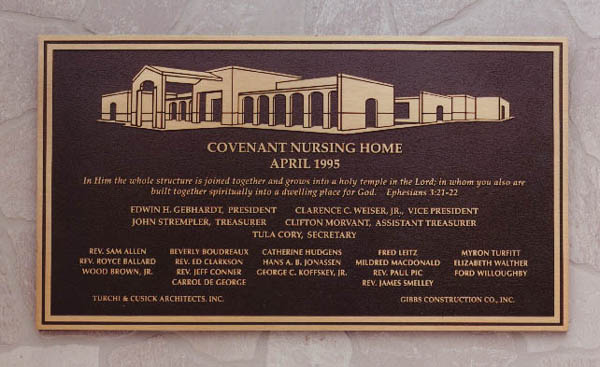 Dedication Plaques - Bronze Plaques - Engraved Products